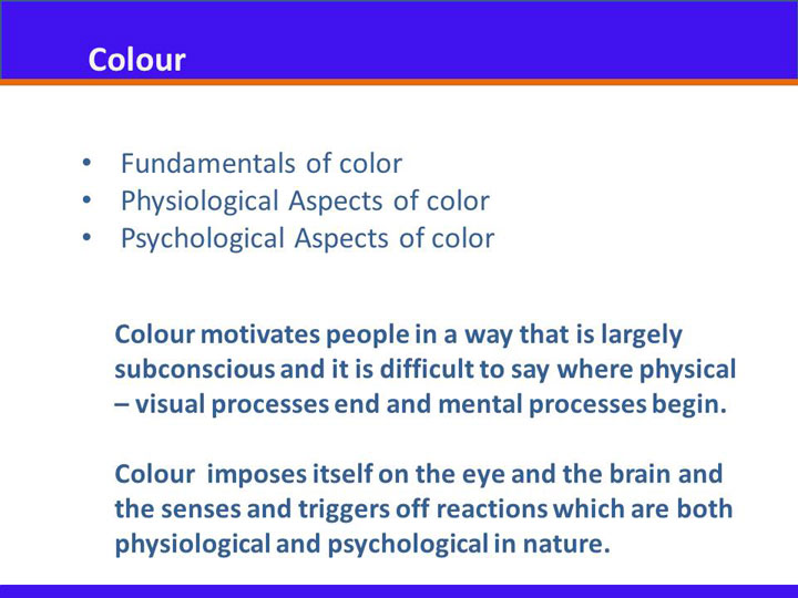 D'source Colour Studies | Design Considerations | D'Source Digital ...