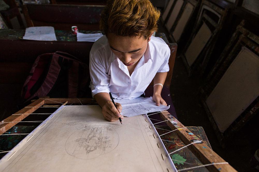 D'source Process | Thanka Painting - Sikkim | D'Source Digital Online ...